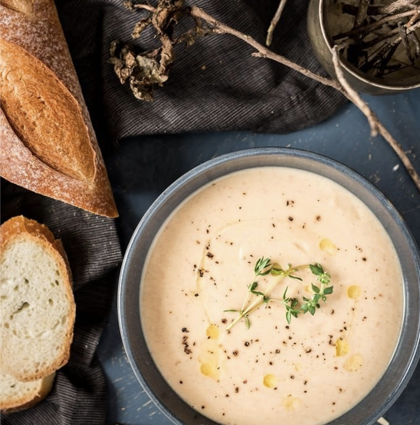 Cauliflower and Harissa Soup | Shemins