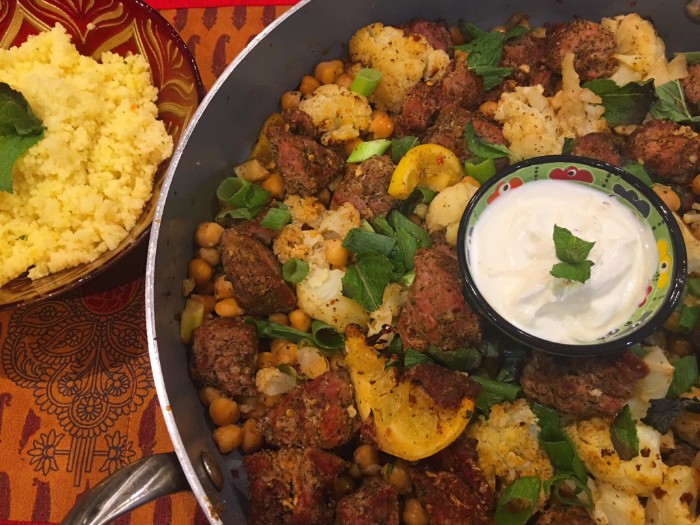 Harissa Lamb with Chickpeas and Cauliflower | Shemins