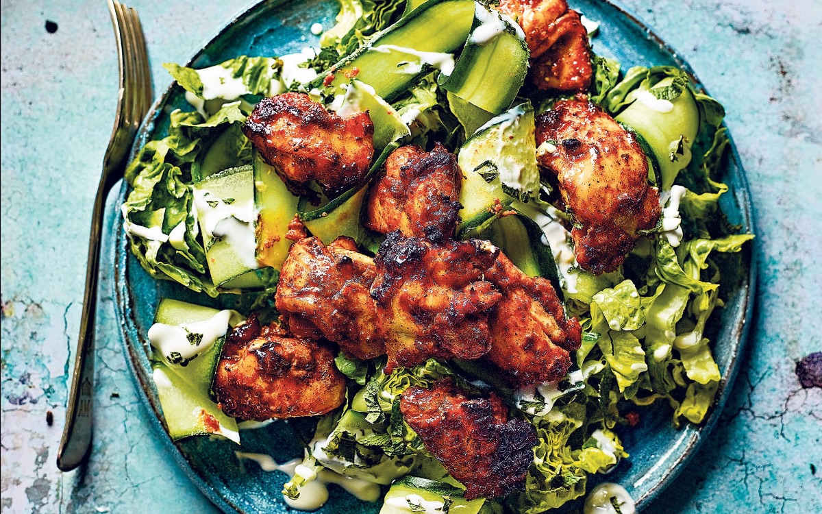 Tandoori Chicken with Mango Chutney Dressing | Shemins